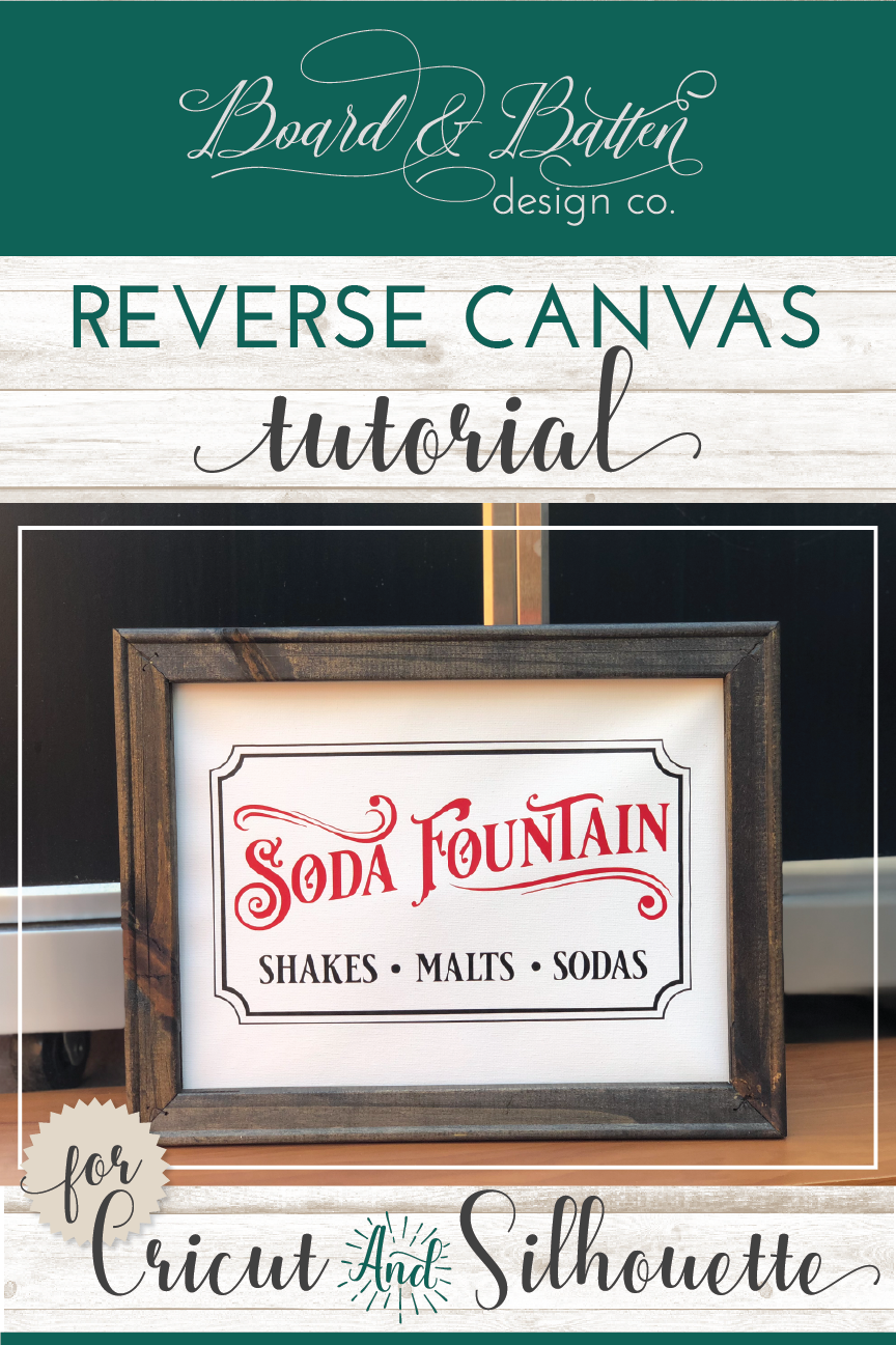 Reverse Canvas Tutorial with HTV (Heat Transfer Vinyl) - Board & Batten ...